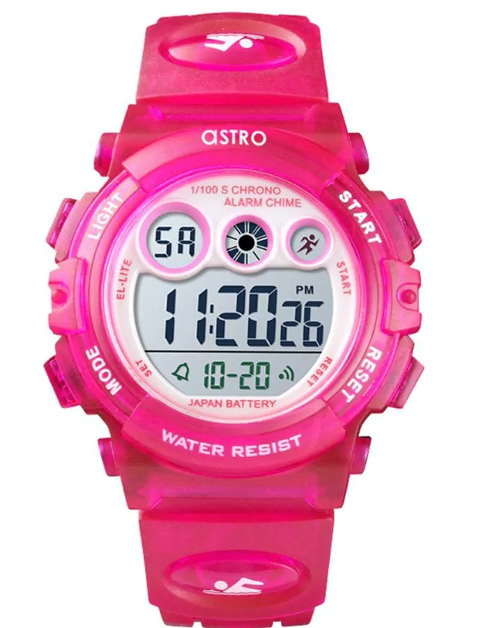 ASTRO Kids Digital Grey Dial Watch - A9935-PPRS
