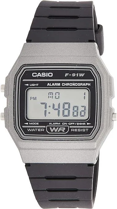 Casio Women's Grey Dial Resin Digital Watch