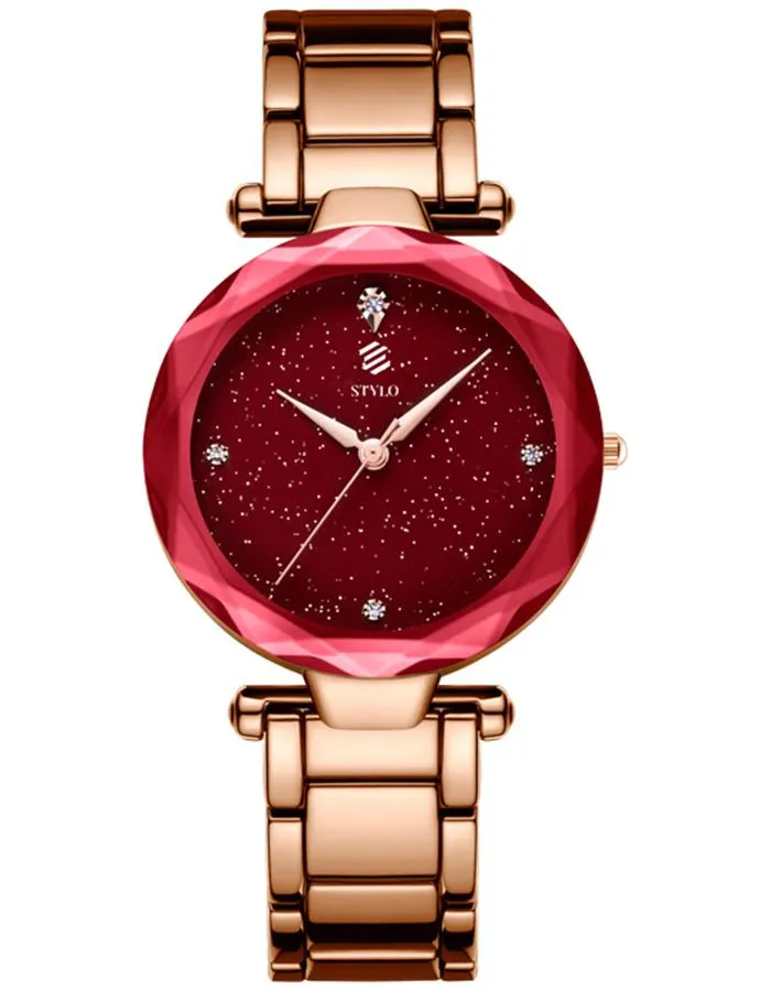 STYLO WoWatch,Mens Watch's Analog Red Dial Watch - S9535-RBKR