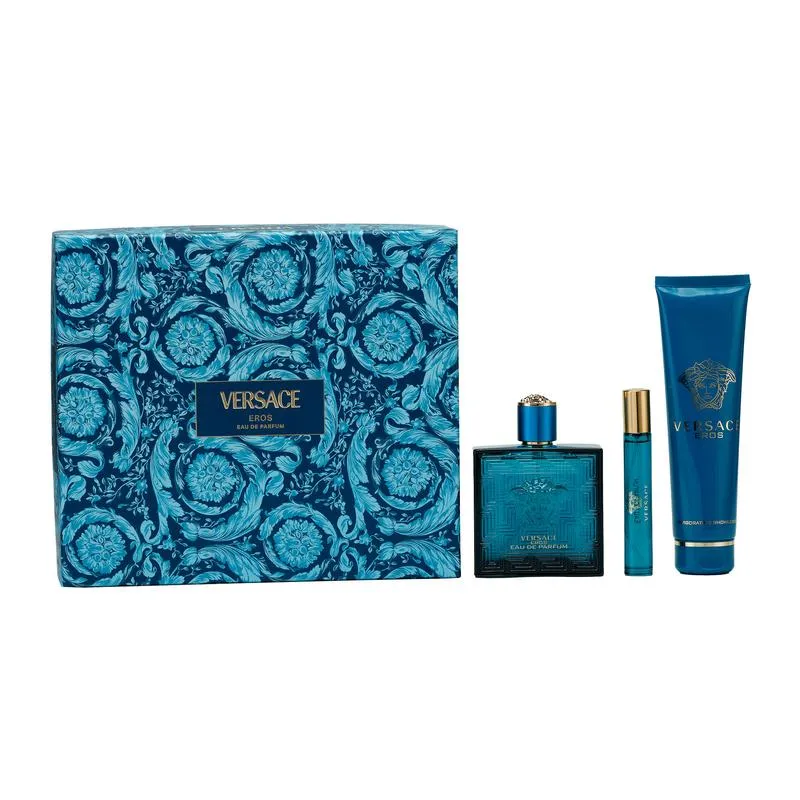Versace Eros EDP 100ML Set For Men | V Perfumes UAE